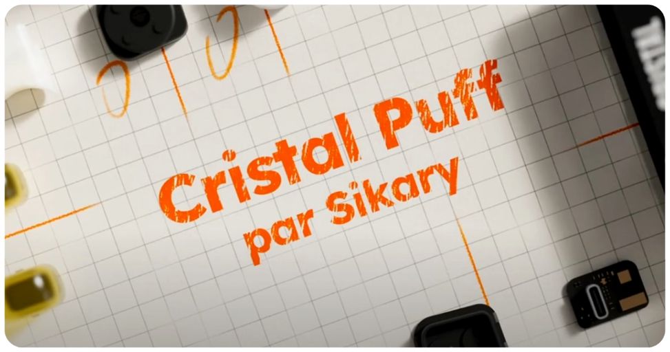 Cristal Puff 28K : La première puff rechargeable Cristal Puff