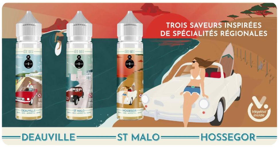 Curieux : des e-liquides pensés autrement