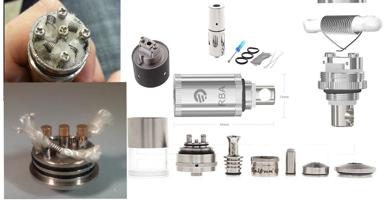 Les atomiseurs reconstructibles RBA, RDA, RTA et RDTA - Ecigplanete